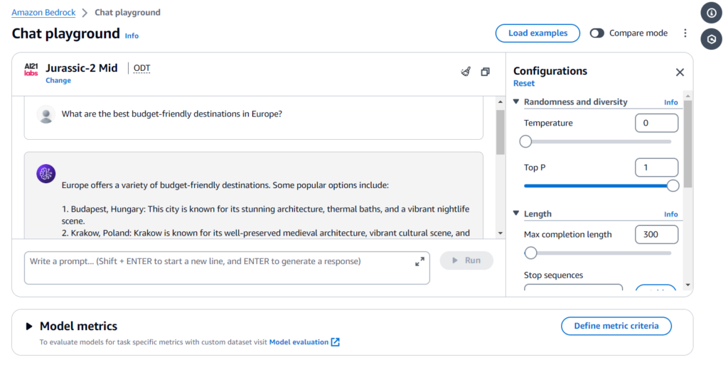 How to Maximize AI Performance with Amazon Bedrock Playgrounds? – RandomTrees – Blog