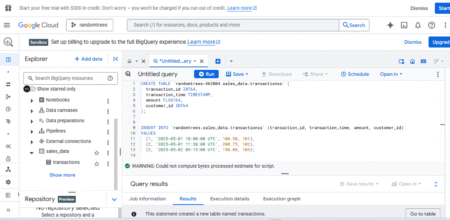 Materialized Views in BigQuery – RandomTrees – Blog