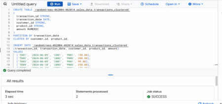 Partitioning and Clustering in BigQuery – RandomTrees – Blog