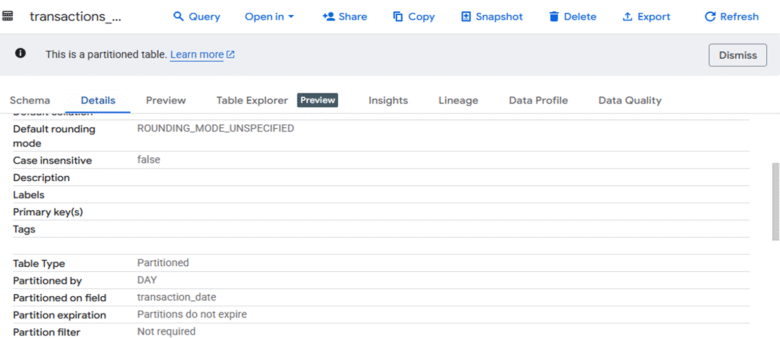 Partitioning and Clustering in BigQuery – RandomTrees – Blog