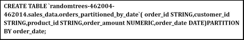 Partitioning and Clustering in BigQuery – RandomTrees – Blog