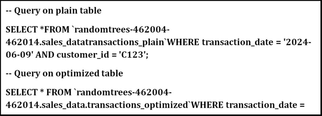 Partitioning And Clustering In Bigquery Randomtrees Blog